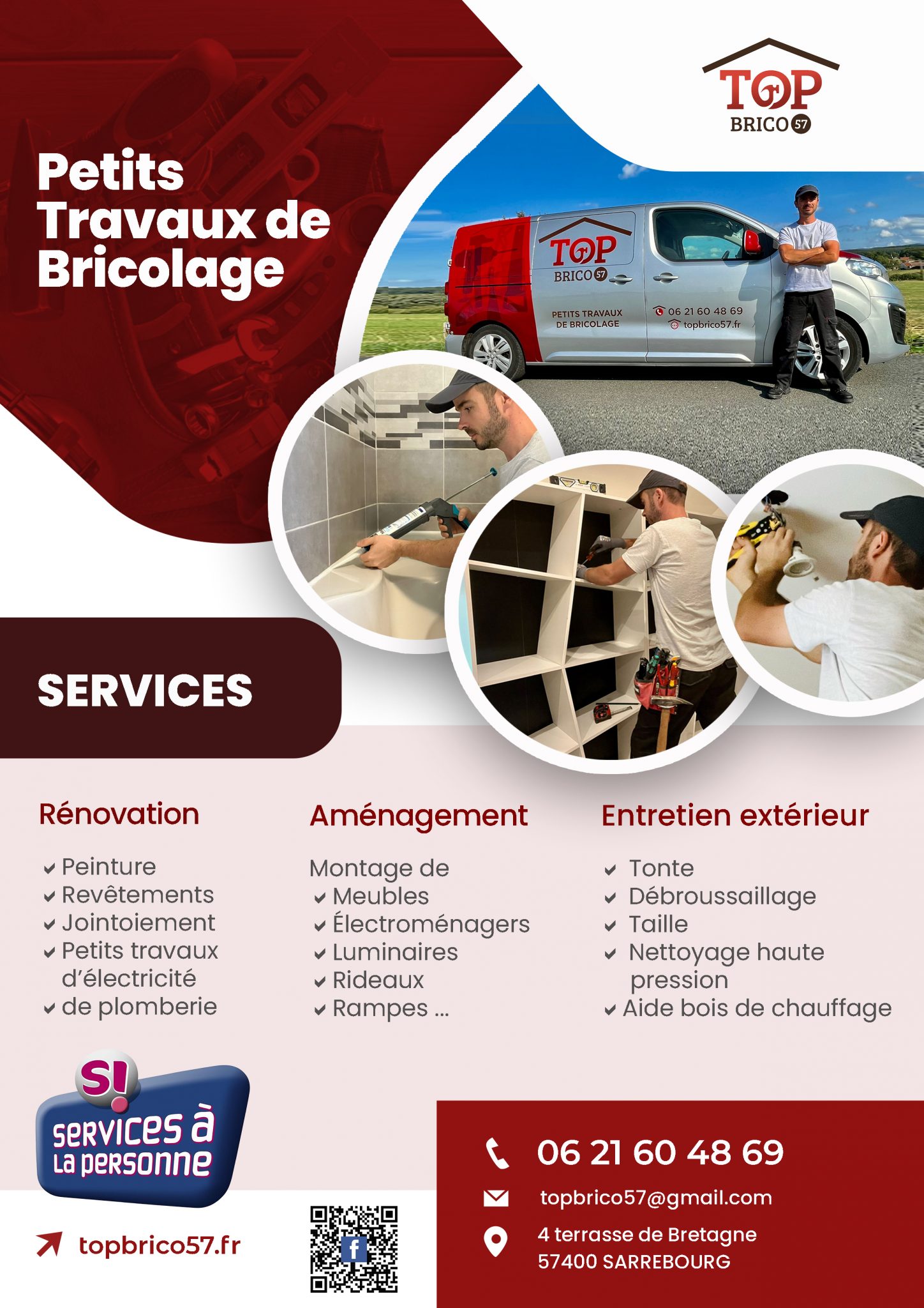 Prestations multiservices secteurs Sarrebourg Lorquin Saint-Quirin.